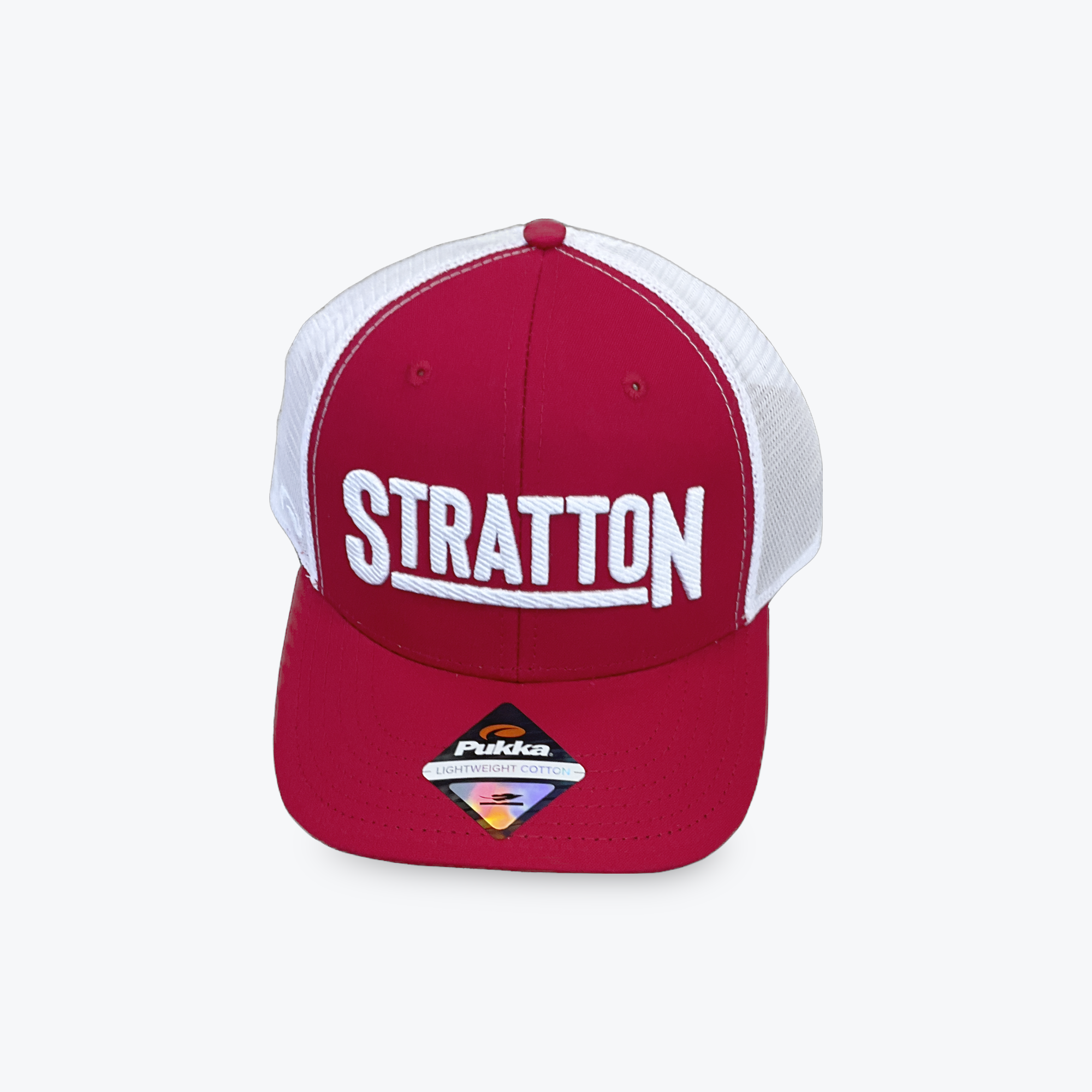 Adult Stratton Baseball Hat with Stratton on Front Paw Print on back